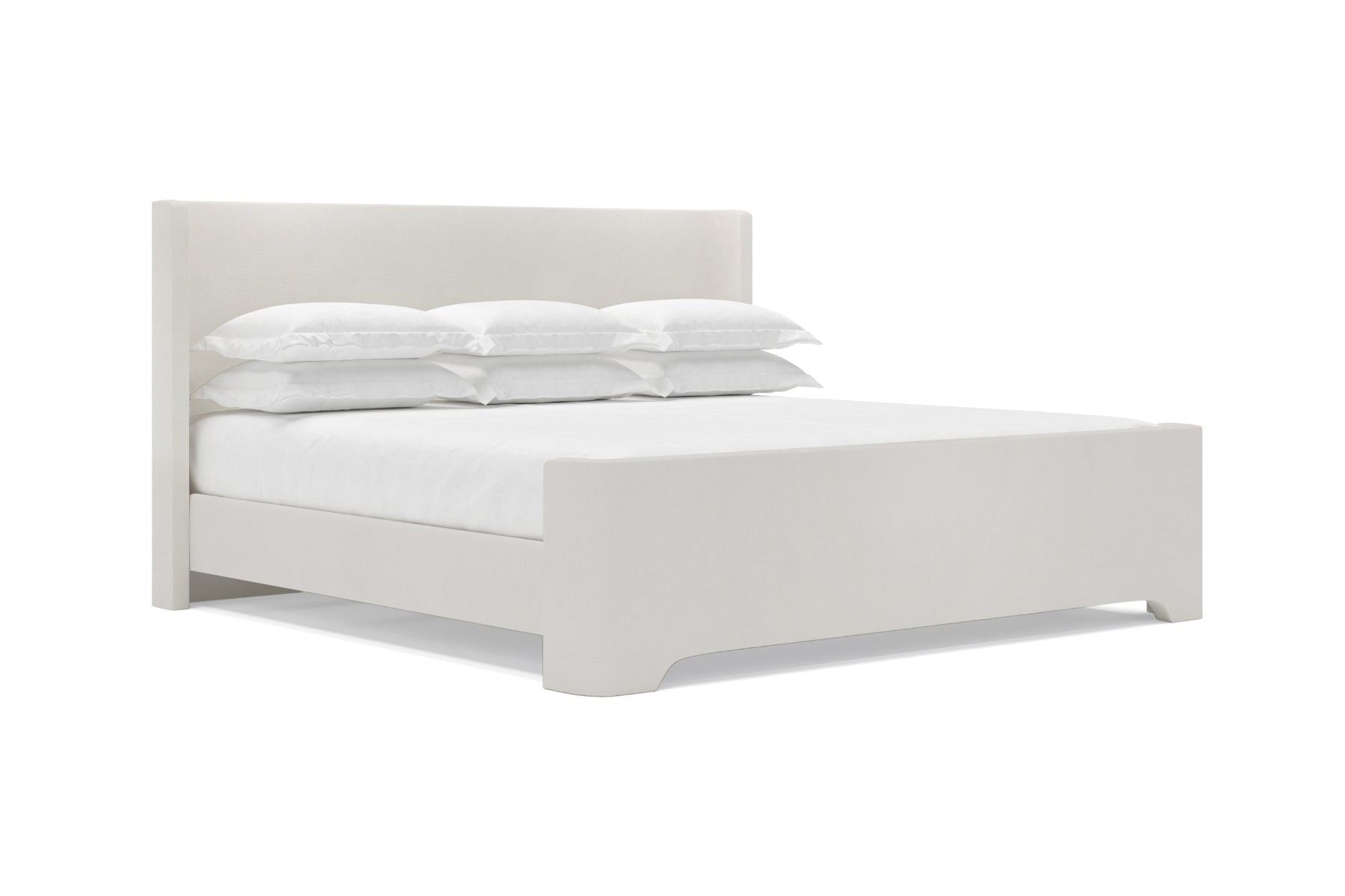The Celine Alaskan King Bed - Sleek, Soft, Stunning