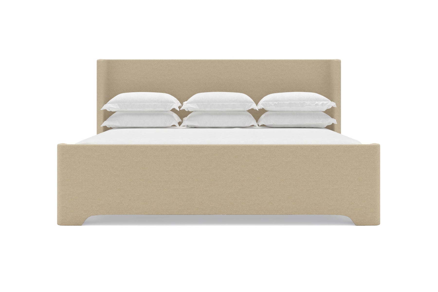 The Celine Alaskan King Bed - Sleek, Soft, Stunning