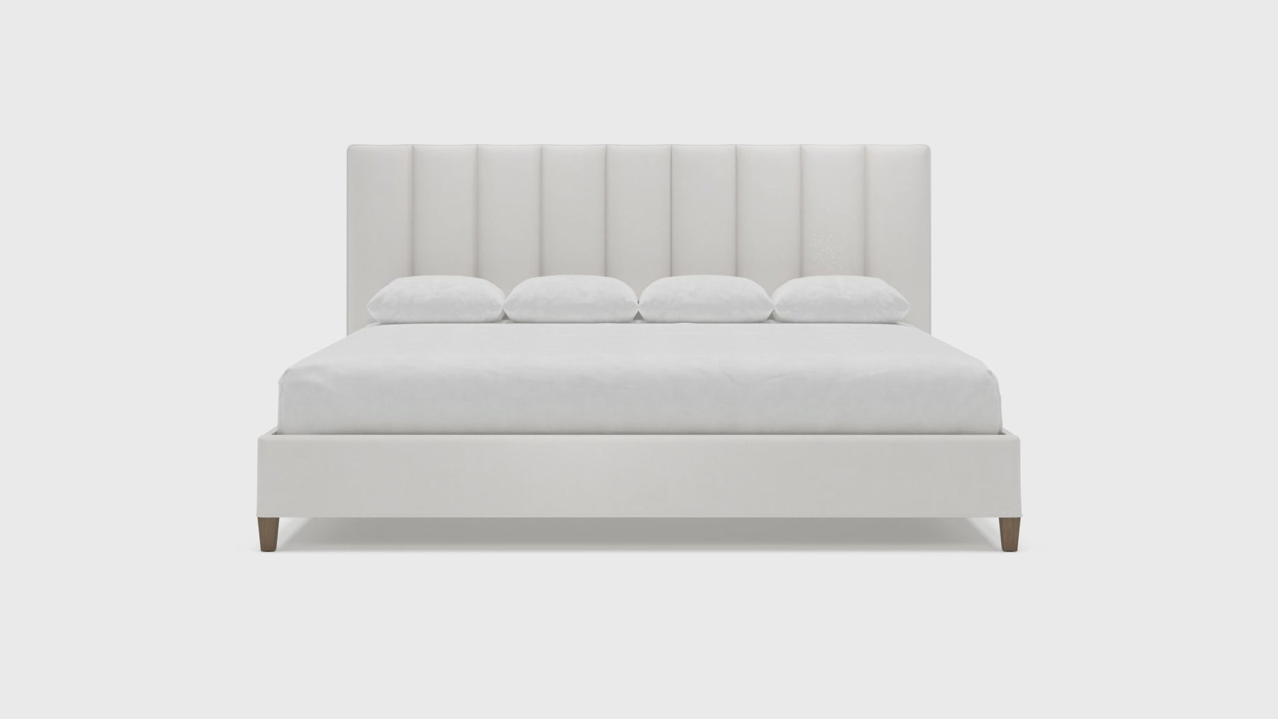 Kenai Alaskan King Bed Frame - Bold, Sculptural Design